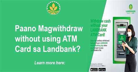 How To Withdraw Cash At Landbank Without Using Atm Card The Teacher