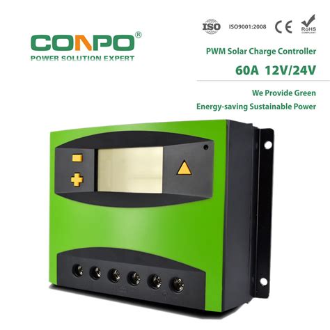 Tk60d 60A 12V 24V Auto LCD PWM Solar Charger Controller Solar Controller And Solar Charger