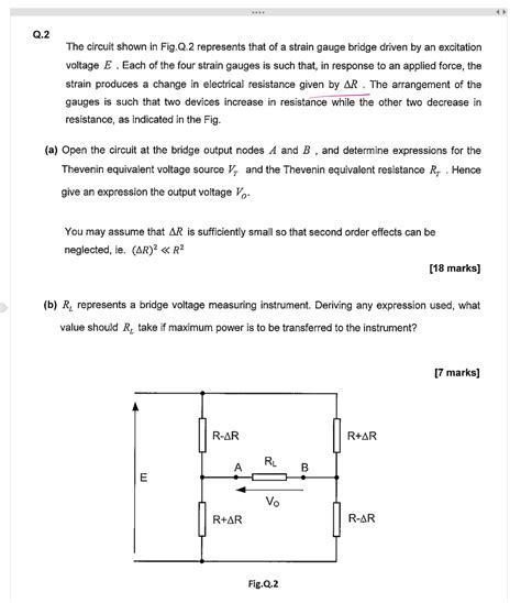 [solved] q 2 the circuit shown in fig q 2 represents th