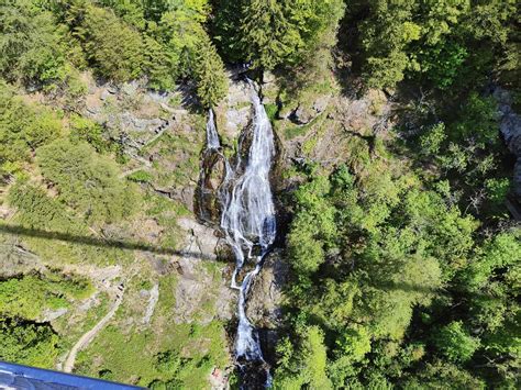 Hängebrücke über den Todtnauer Wasserfall Blackforestline