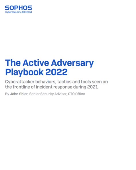 Active Adversary Playbook Bankinfosecurity