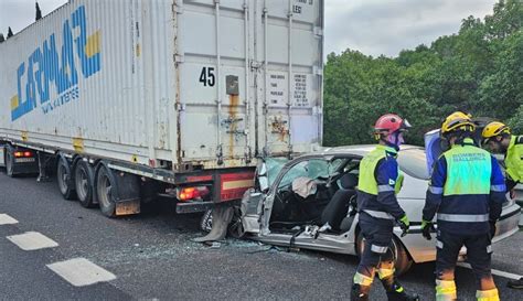 Espectacular accidente de tráfico en la Autopista de Inca Digital Manacor