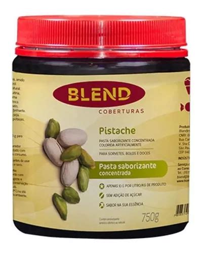 Pasta Saborizante Concentrada Blend Pistache G Blending Parcelamento Sem Juros