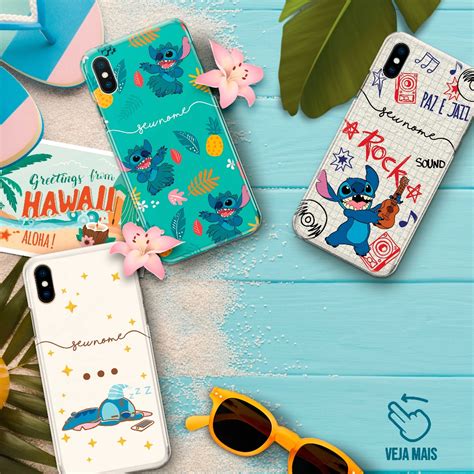 Capa Capinha Moto E7 Stitch Hawaii Personalizadas Shopee Brasil