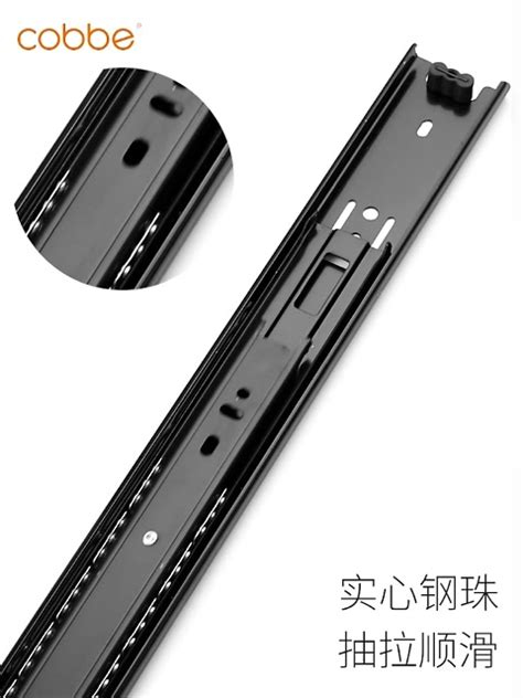 Per Pair Hydraulic Drawer Guide Soft Close Drawer Slide Full Extension Heavy Duty Drawer Guide