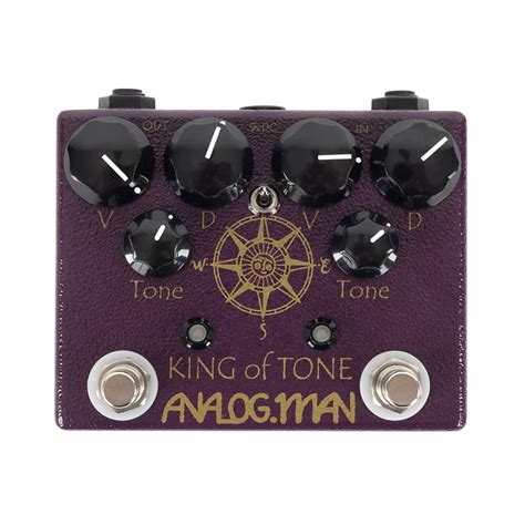 Used Analogman King Of Tone V4 Overdrive Pedal 2015 Reverb Uk