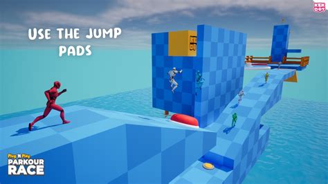 Parkour Race Multiplayer Blueprint Game Template Platformer