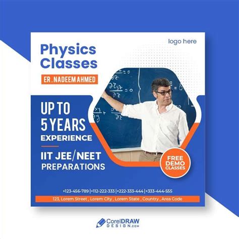Abstract Iit Jee Neet Coaching Tution Banner Advertisement Template