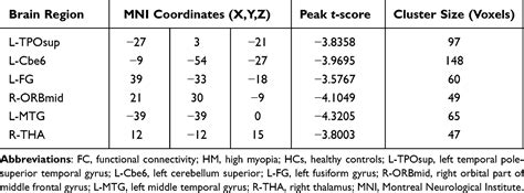 Hippocampal Functional Connectivity And High Myopia Opth