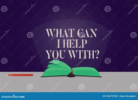 Word Writing Text What Can I Help You With Business Concept For Offering Assistance Experts