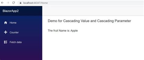 Cascading Values And Cascading Parameters In Core Blazor