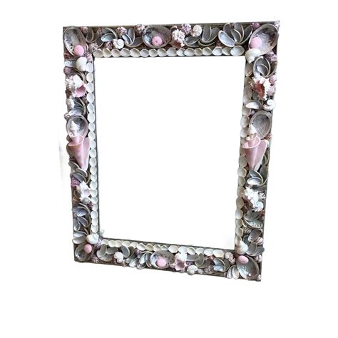 Large Pink Shell Spirals Highlighted By Silver Grey Shells Chairish