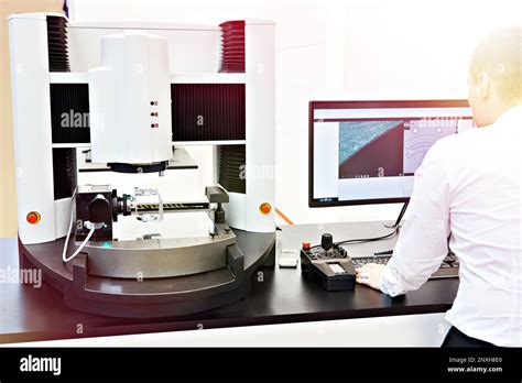 High Capacity Benchtop Multisensor Measurement System Stock Photo Alamy