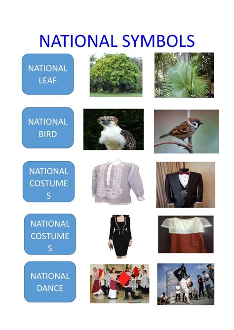 Philippine National Symbols Worksheets
