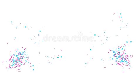 Confetti Or Fireworks Animation Isolated On White Background Festive