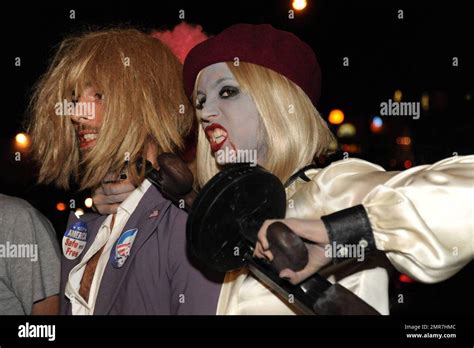 Eliza Dushku At Heidi Klums Halloween Party At Voyeur Night Club West