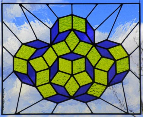 Mathematical Concepts Expressed In Stained Glass Panels — Power Squared