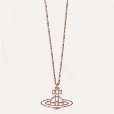 비비안웨스트우드 씬 라인 쇼트 플랫 Orb 목걸이 위핑