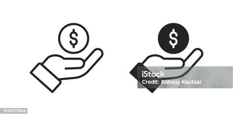 이익 얇은 선과 단색 아이콘 웹사이트 마케팅 디자인 로고 앱 템플릿 Ui 등 벡터 그림입니다 개발에 대한 스톡 벡터 아트 및 기타 이미지 Istock