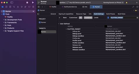 Xcode Flavoring Flutter Ios By Default With Dev Configuration Stack Overflow
