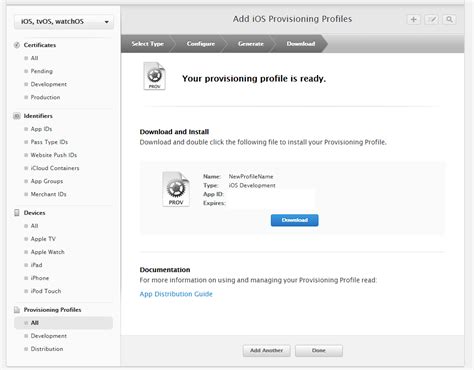 no installed provisioning profiles match the installed ios code signing