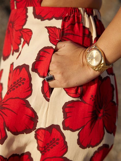 Buy Myleene Klass Red Floral Printed Cut Out Back Dress From The Next