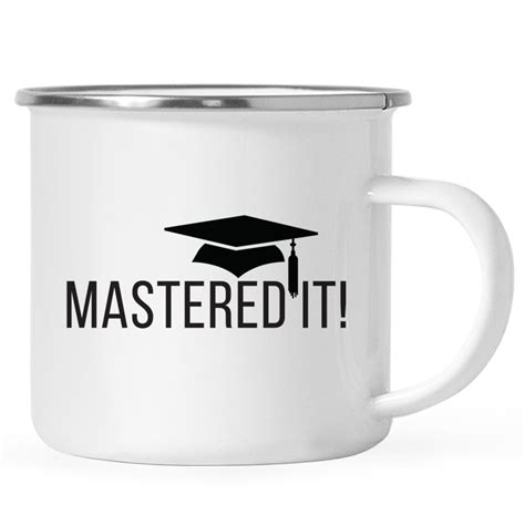 Graduation Stainless Steel Campfire Coffee Mug T Mastered It 1