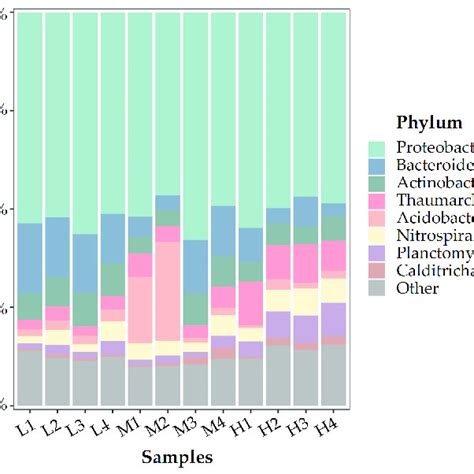 Taxonomic Classification At The Phylum Level Taxonomic Classification