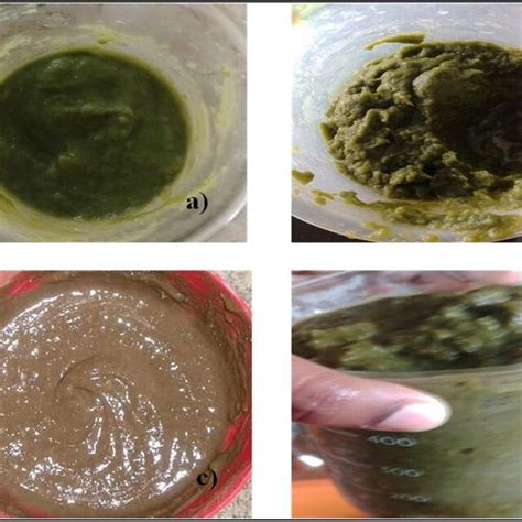 Pulp Preparation A Leaf Pulp B Dry Petiole Pulp C Root Pulp D Wet