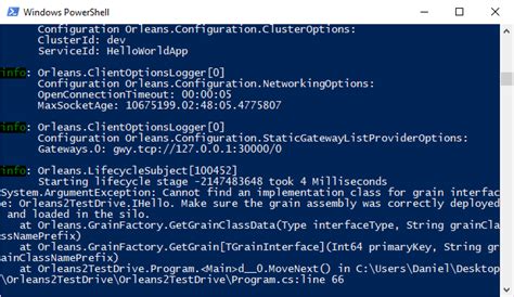 Grain Not Found If In Same Project Issue Dotnet Orleans Github