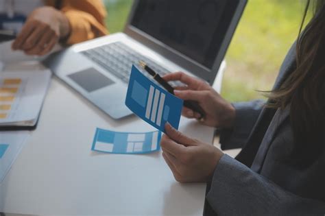 Premium Photo Close Up Ux Developer And Ui Designer Use Augmented Reality Brainstorming About