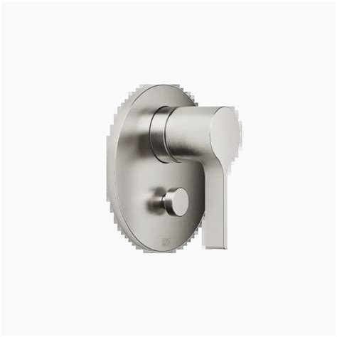 Vaia Brushed Platinum Concealed Single Lever Mixer With Diverter