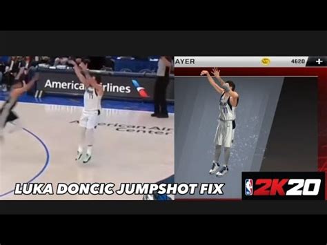 Luka Doncic Jumpshot Fix V Realistic Nba K Mobile Youtube