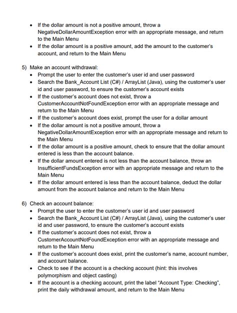 Solved Your Task Define The Following Two Account Classes