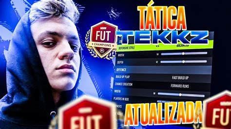 FIFA TÁTICA ATUALIZADA DO MELHOR DO MUNDO TEKKZ YouTube