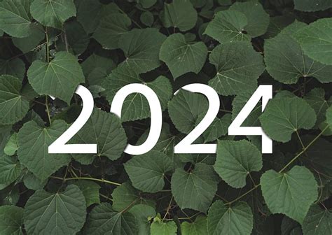 Premium Photo New Year White Text Hidden In Natural Green Leaves