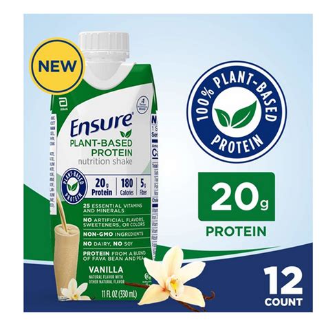 Ensure Plant Based Protein Nutritional Drink 11 Oz Carton