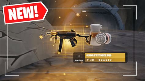 Where To Find Mythic Gunnars Stinger Smg In Fortnite Chapter 3 Season