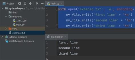 python write to file new line