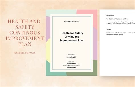 Editable Continuous Improvement Plan Templates In Word To Download