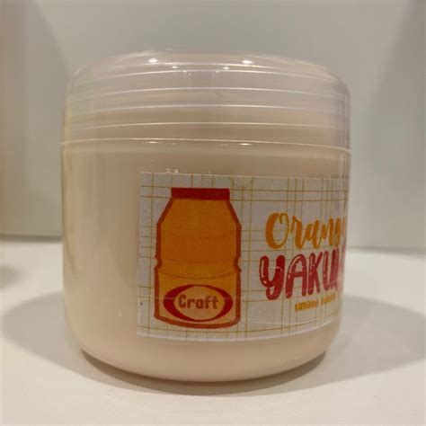 Craftslimex Orange Yakult Hobbies And Toys Toys And Games On Carousell