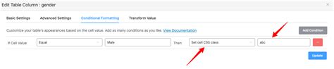 Conditional Formatting In Ninja Tables