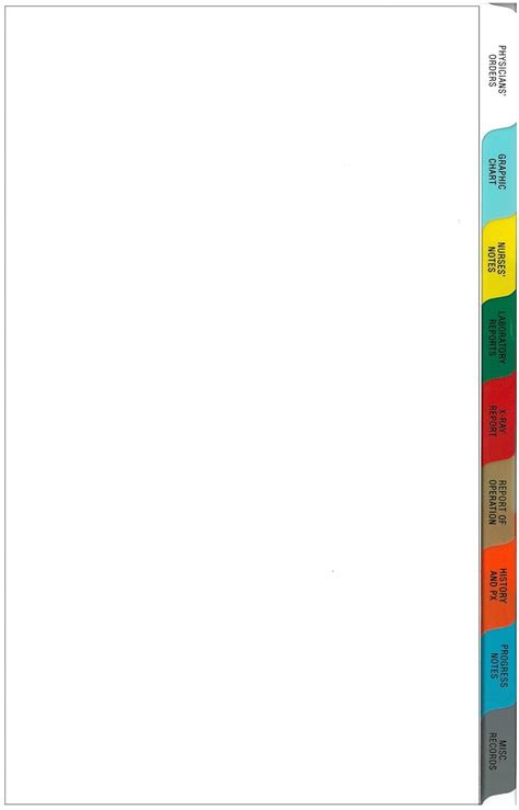 Hospital Chart Binders A Visual Reference Of Charts Chart Master