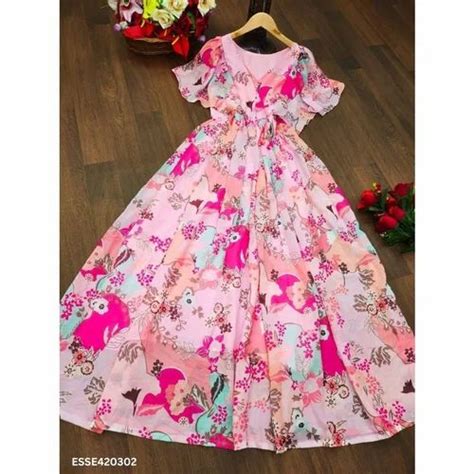 Casual Pink Maternity Maxi Dress At Rs 445piece In Surat Id
