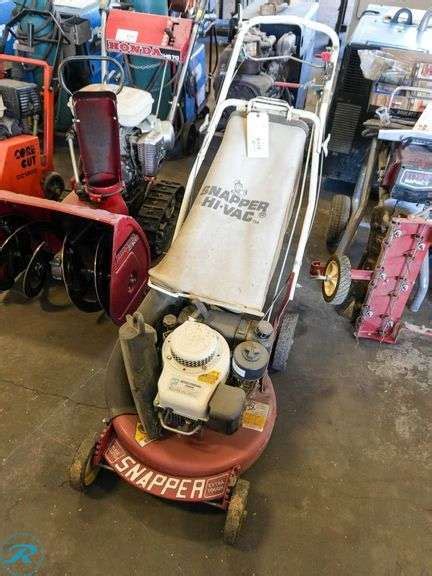 Snapper Walk Behind Lawnmower Wisconsin Robin Gas Engine With Catch