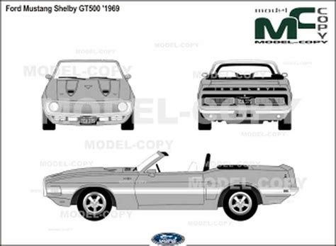 Ford Mustang Shelby Gt500 1969 Disegno Model Copy Shelby Gt500