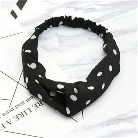 Bandeau Serre Tête Élastique Maquillage Bandeau à Cheveux pour Toilette Noir Cdiscount Au