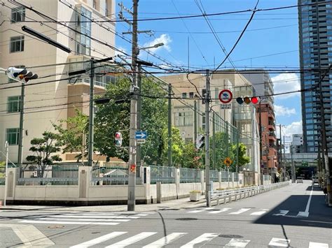 일본감성 횡단보도 오사카 하늘 일본여름
