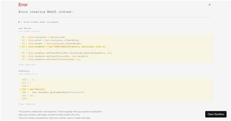 Three Js Template Codesandbox