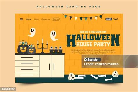 사용자 정의하기 쉬운 간단하고 우아한 할로윈 그래픽 디자인 템플릿 10월에 대한 스톡 벡터 아트 및 기타 이미지 10월 거미 계절 Istock